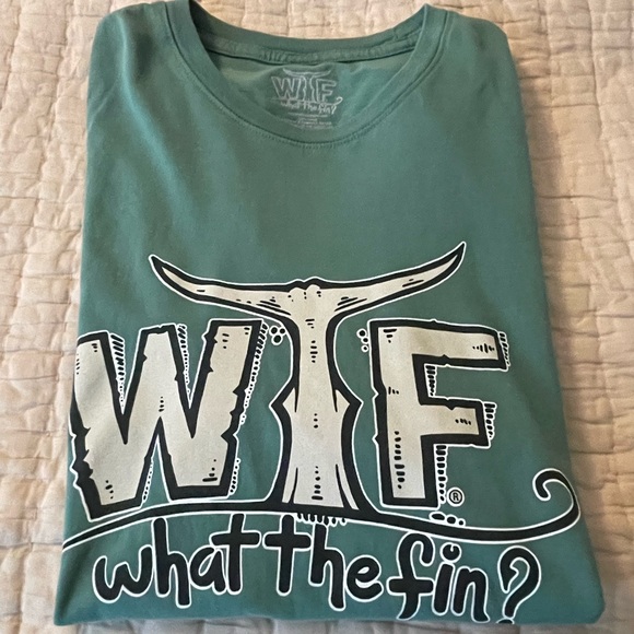 Shirts | Mens What The Fin Tshirt | Poshmark